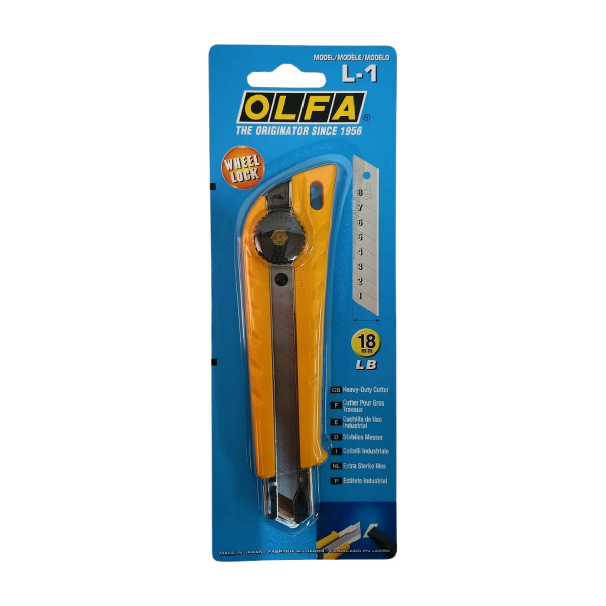 Cutter L-1 18mm Olfa – EL ESCRITORIO MODERNO