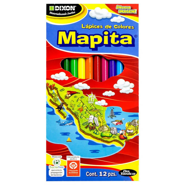 LAPICES DE COLORES MAPITA, CAJA CON 12 PIEZAS – EL ESCRITORIO MODERNO