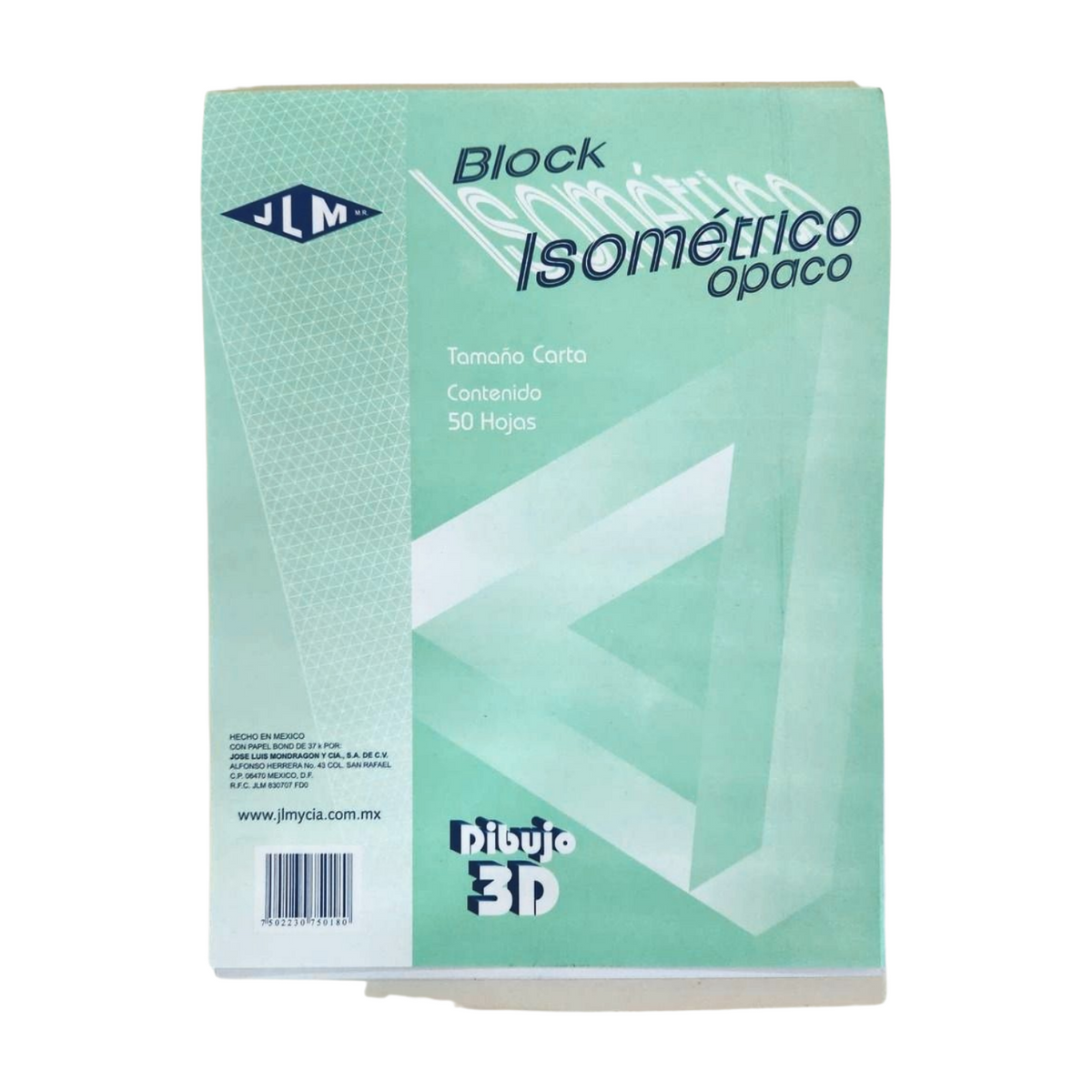 Block isometrico T-carta 50hojas – EL ESCRITORIO MODERNO