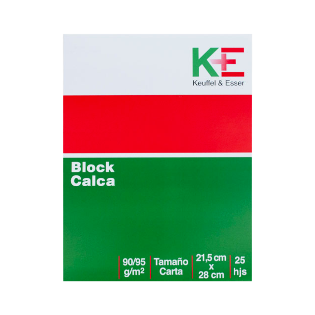 Block Calca Para Dibujo Papel Vegetal Tamaño Carta 25 Hojas 90g – EL ...