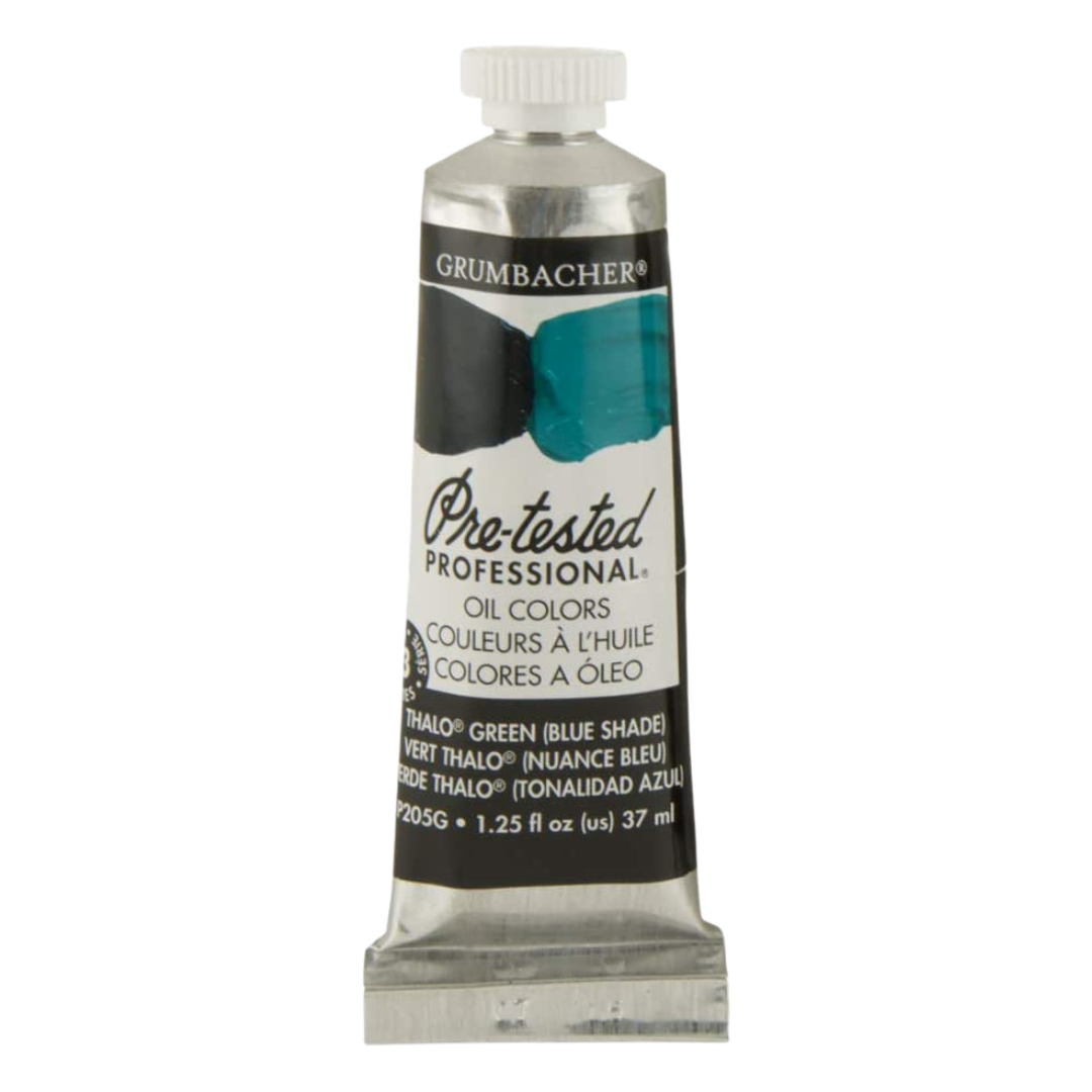 Tubo De Óleo Grumbacher 37ml P205G Verde Thalo (Tonalidad Azul) – EL ...