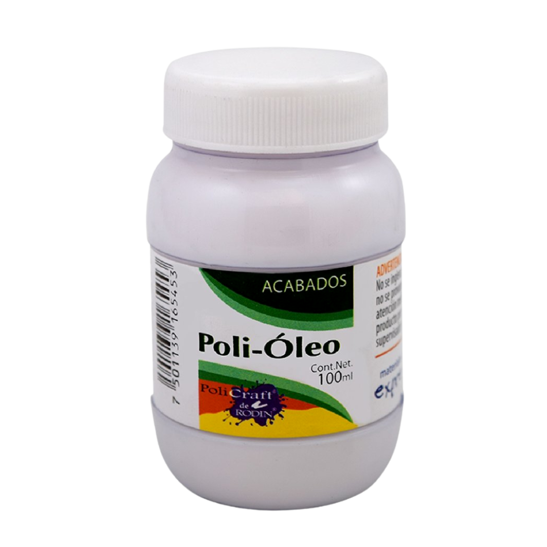 Barniz Poli-Óleo para acabado tipo pintura al óleo, 100ml Policraft ...