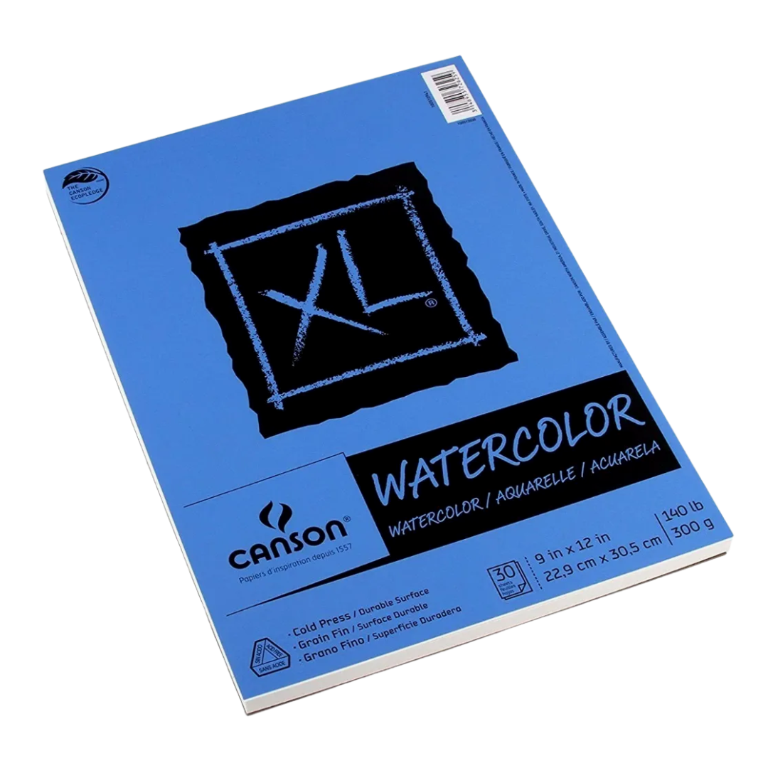 Block De Dibujo Canson XL Watercolor 30 Hojas Para Acuarela 22.9X30.5 ...